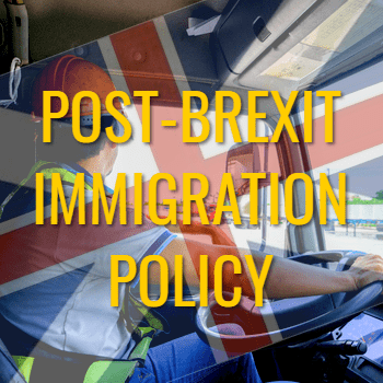 Post Brexit Immigration Policy: Will it affect you as an HGV Driver?